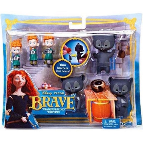 Disney | Toys | Disney Brave Transforming Triplets Merida Factory ...